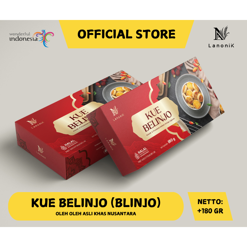 Jual KUE BLINJO (Belinjo) ASLI - MELINJO COOKIES by La Noniik | Kue ...