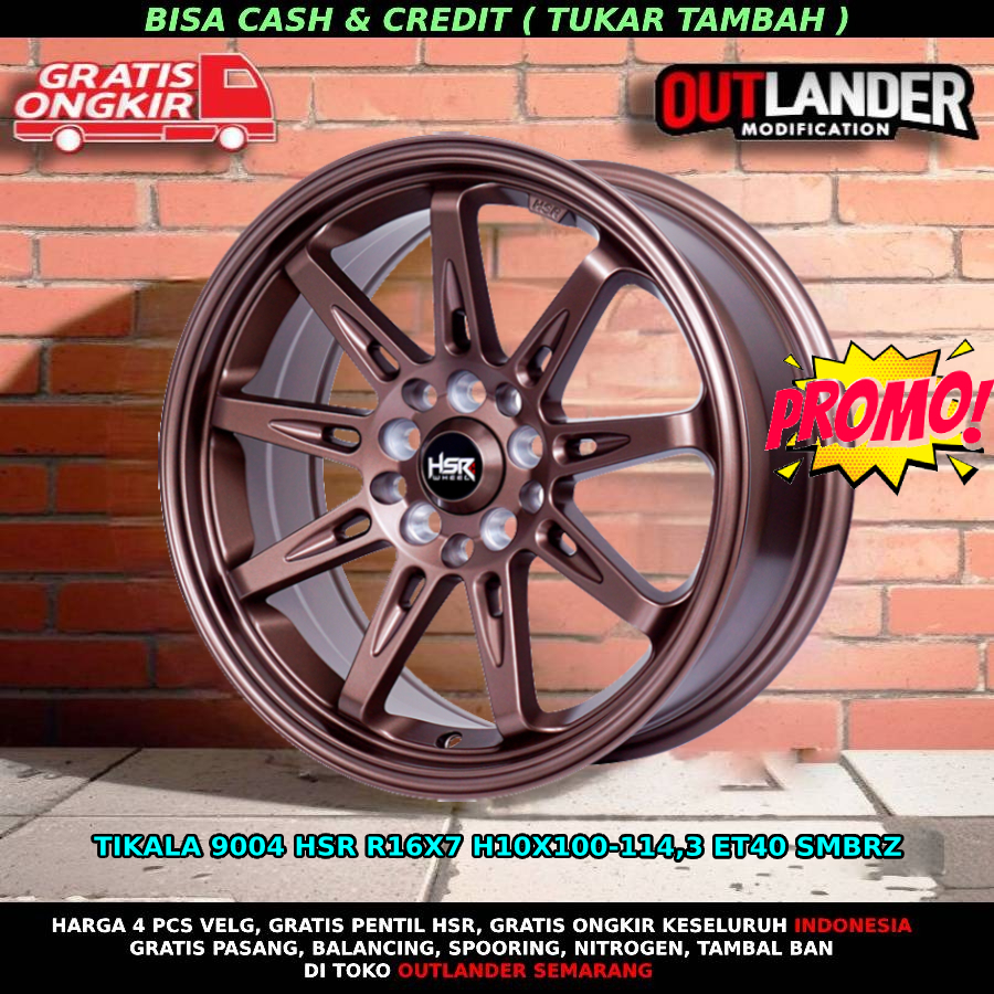 Jual Velg racing hsr ring 16 new veloz xenia sienta altis xover l300 grandmax luxio innova hsr ...