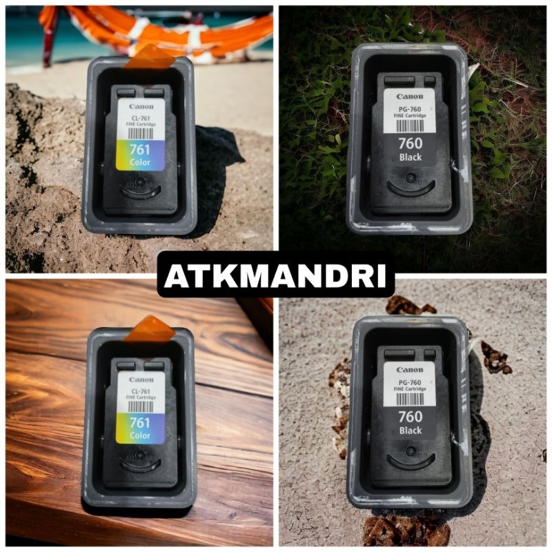 Jual TINTA CANON PG-760/CL-761 COLOUR BEKAS ORIGINAL | Shopee Indonesia