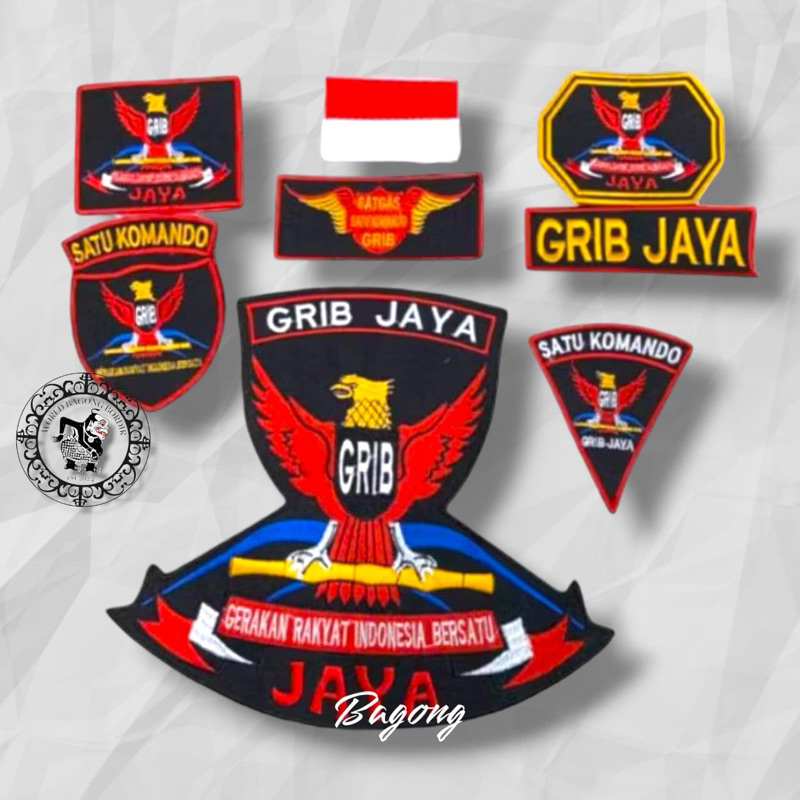Jual BORDIR LOGO GRIB JAYA (Satu Set) TERMURAHH!! | Shopee Indonesia