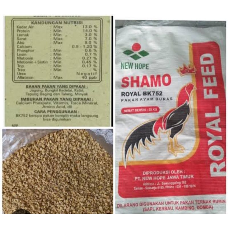 Jual Pur Ayam SHAMO New Hope Pakan Ayam Super 1kg | Shopee Indonesia