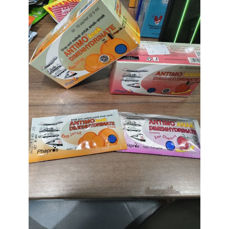 Jual antimo anak sachet untuk mabuk perjalanan antimo strawberry antimo jeruk | Shopee Indonesia