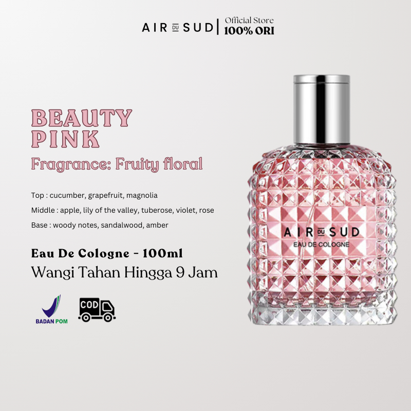 Jual [BPOM] Parfum EDP 100ml Beauty Pink - Wangi Floral Segar Magnolia ...