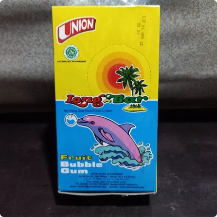 Jual Long Bar Kembang Gula Karet Rasa Stroberi Fruit Bubble Gum ...