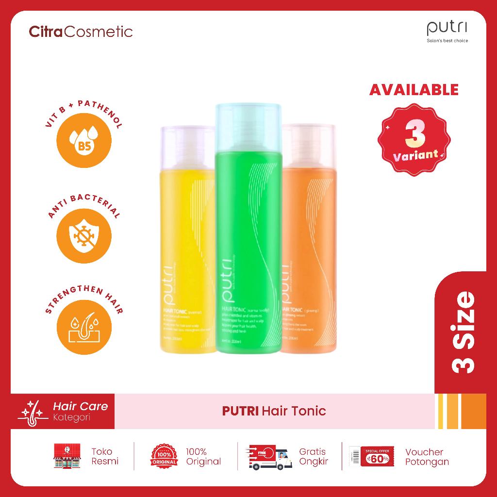 Jual ️CitraCosmetic ️ Putri Hair Tonic Series Yellow | Hijau | Ginseng 200 Ml | 400 Ml | 2L ...