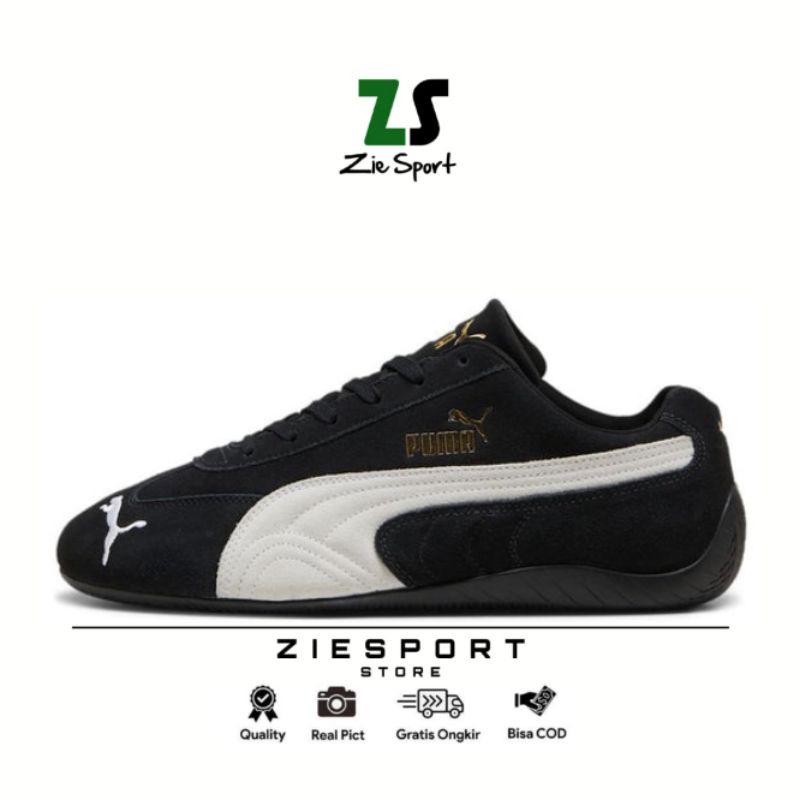 Jual Sepatu Olahraga Puma Speedcat OG " Black White " | Shopee Indonesia