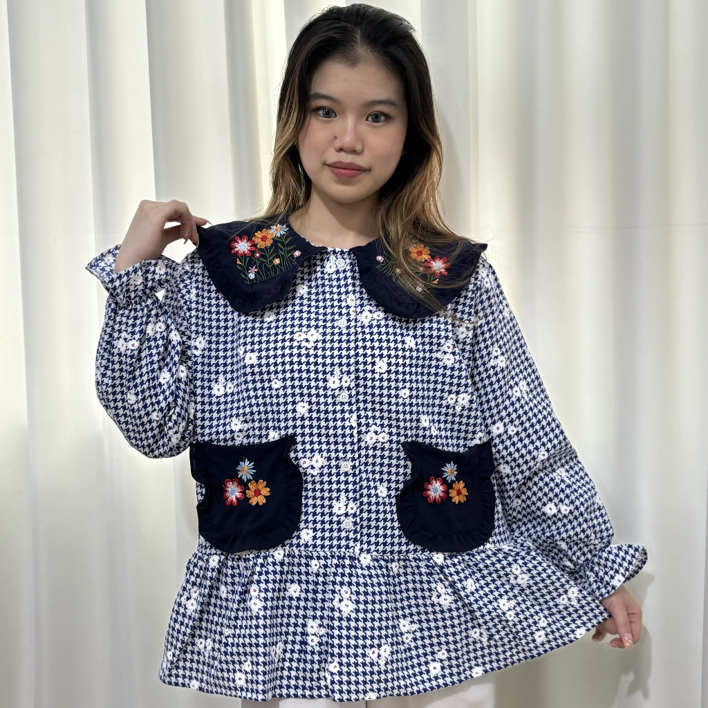 Jual UCME STUDIO - Carol Oversized Shirt / Blouse Casual Lengan Panjang ...