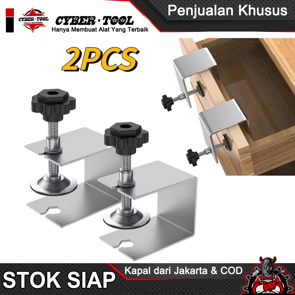Jual 2PCS Klip Laci Stainless Klem C Clamp Klem Penjepit Laci Untuk ...