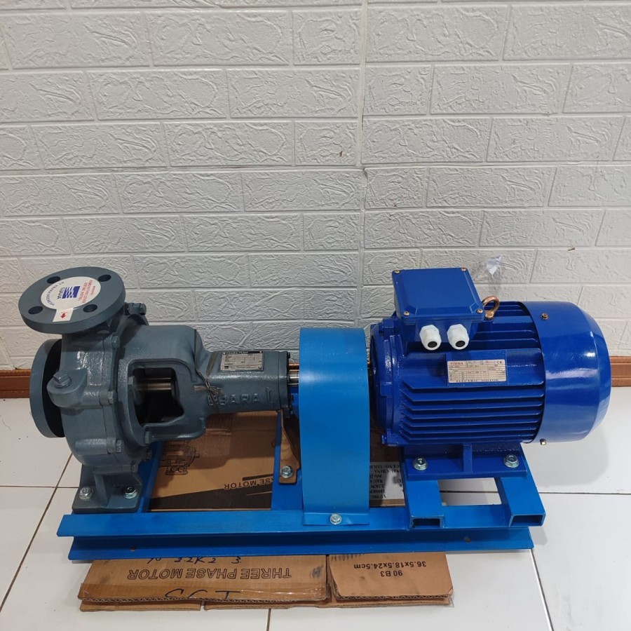 Jual Pompa Centrifugal Ebara 125x100 FSKA + motology 125hp 90kw 3phase - gland packing | Shopee ...