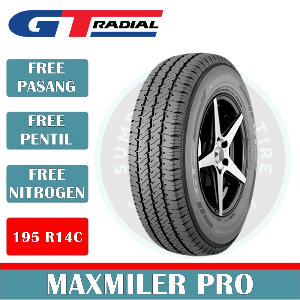 Jual Ban Mobil GT Radial MAXMILER PRO 195 R14C | Shopee Indonesia