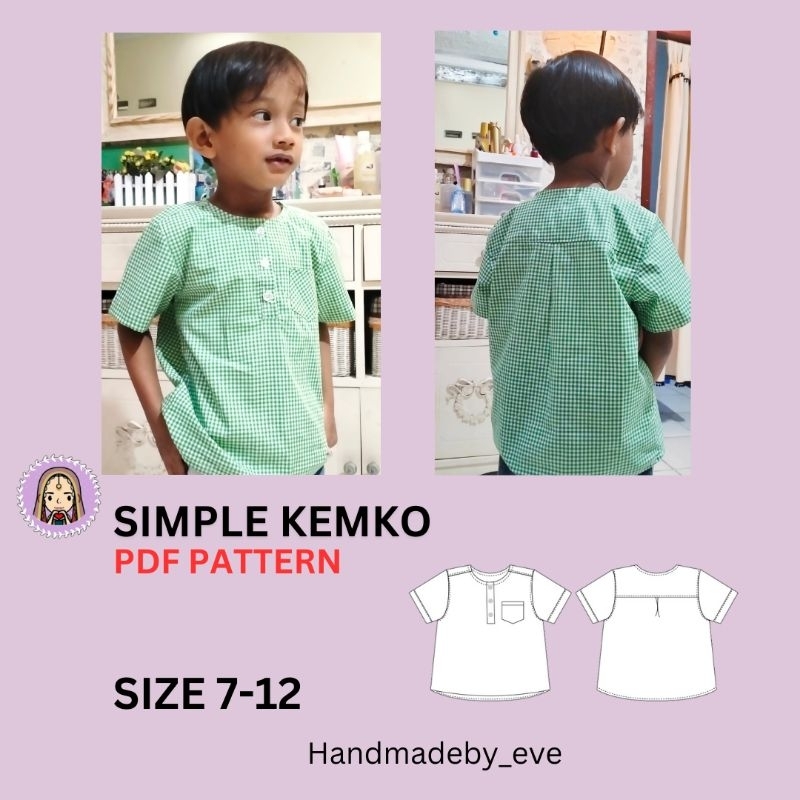 Jual POLA DIGITAL PDF SIMPLE KEMKO SIZE 7-12 | Shopee Indonesia