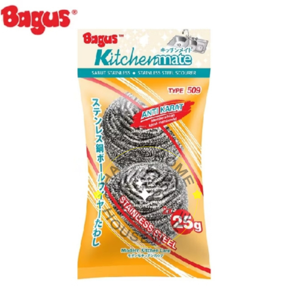 Jual Bagus Sabut Stainless Kitchenmate / Steelwool Isi 2 Pcs ...