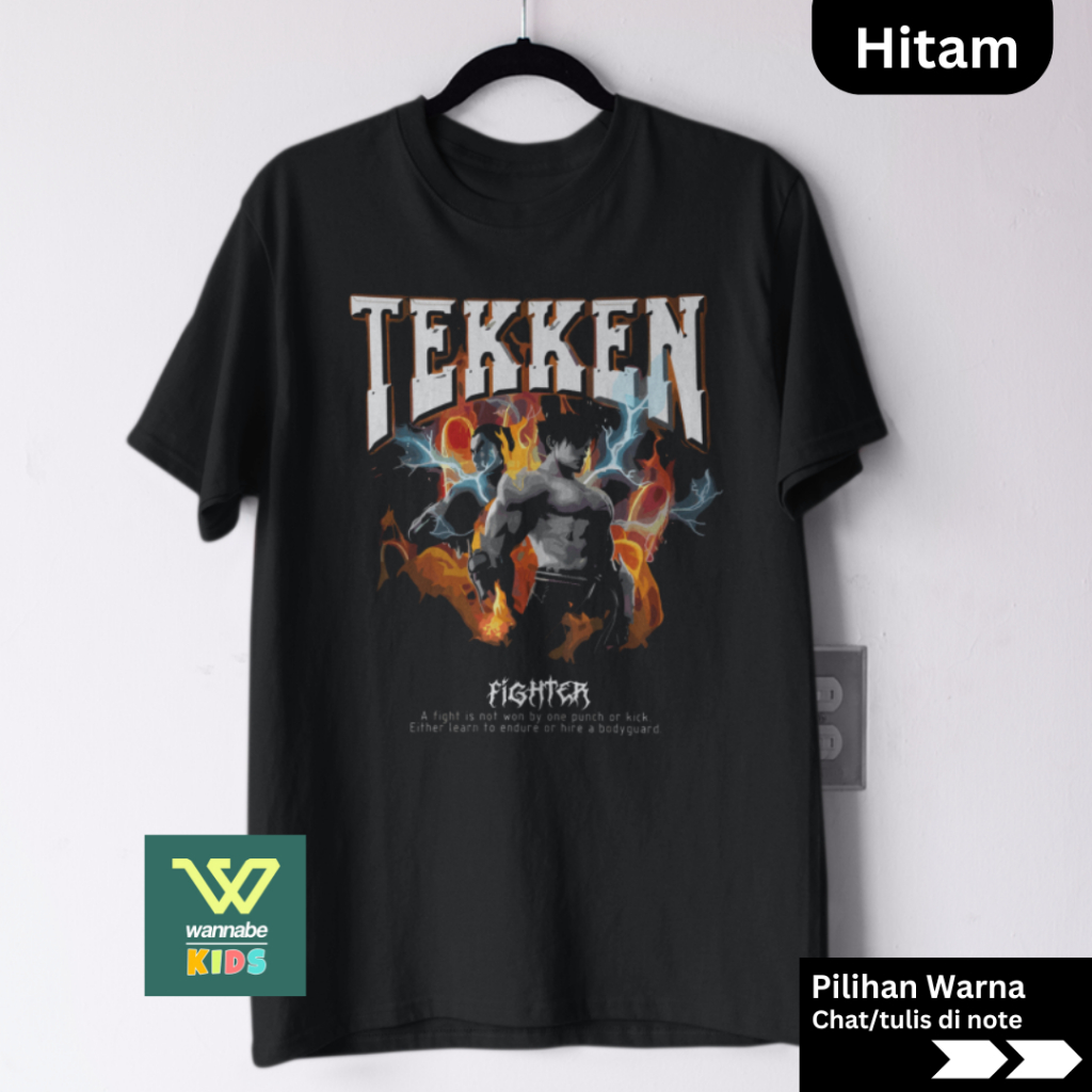 Jual Kaos Game Tekken Dewasa S–7XL Big Size Jumbo & Anak XS–XL | Baju ...