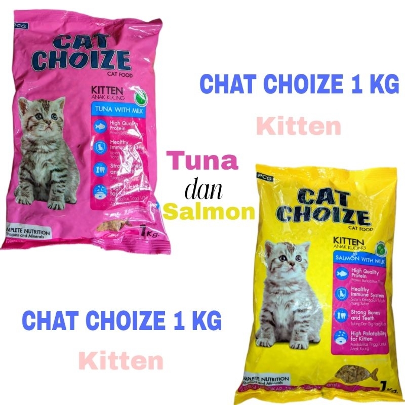 Jual CAT CHOIZE KITTEN 1KG - Makanan Anak Kucing Kitten Cat Choize ...