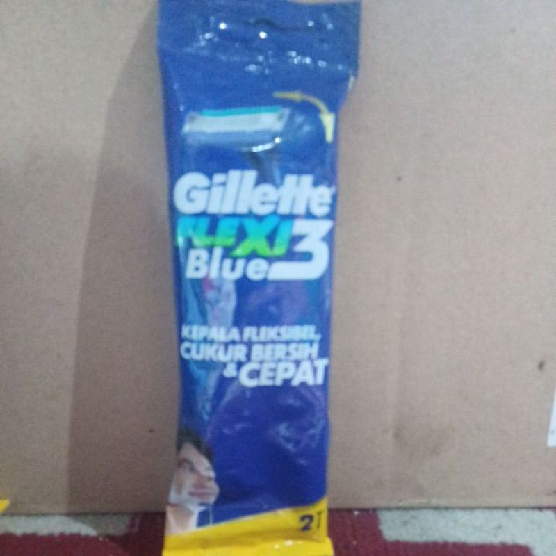 Jual Gillette Razor Blue 3 Flexi isi 2 | Shopee Indonesia