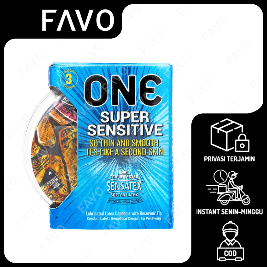 Jual Special Promo - ONE Kondom Super Sensitive - 3 Pcs | Shopee Indonesia