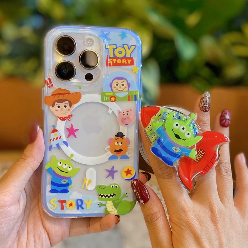 Jual [ READYSTOCK ] Toystory Magsafe Case with Swing Magnetic Griptok ...