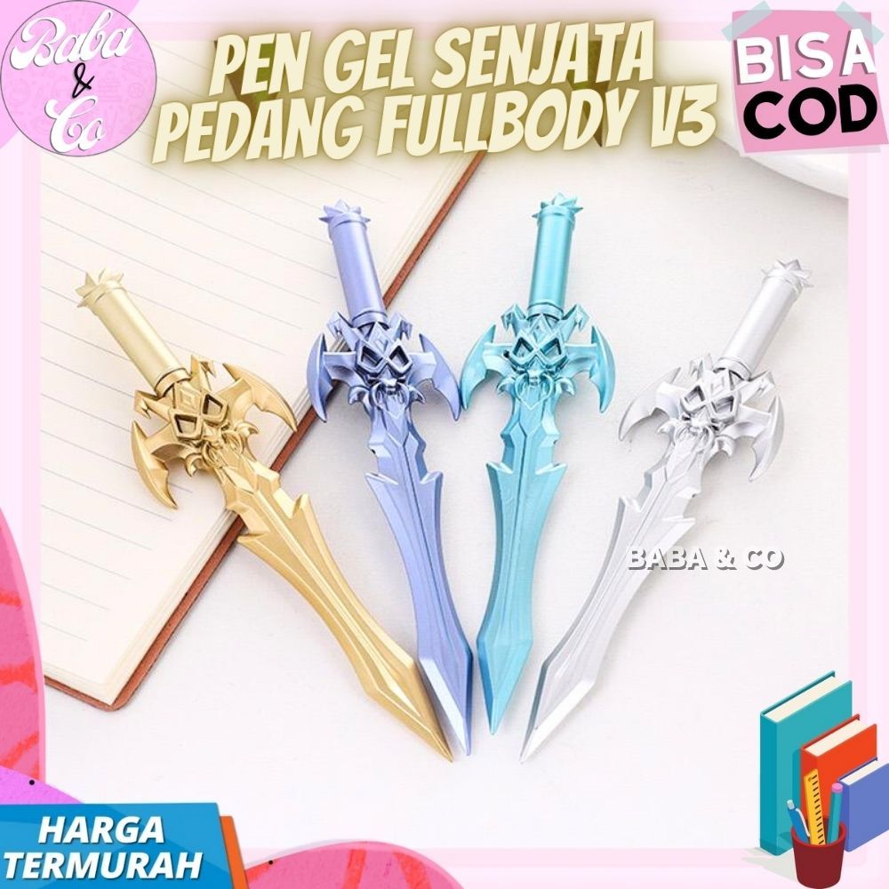 Jual PULPEN SENJATA PEDANG FULLBODY V3 PEN LUCU UNIK PEN SENJATA PEDANG ...