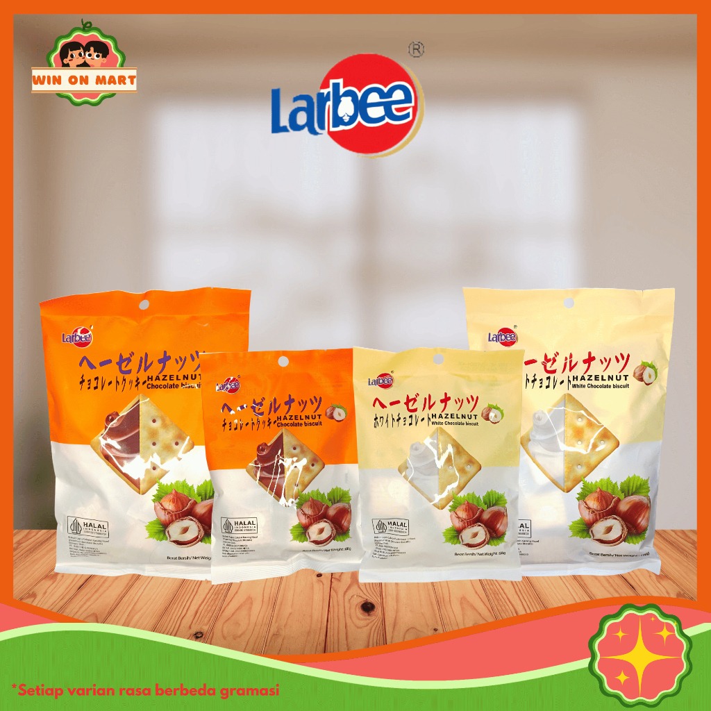 Jual Biskuit | Larbee Chocolate Hazelnut Biscuit 68gr & 196gr | Coklat ...