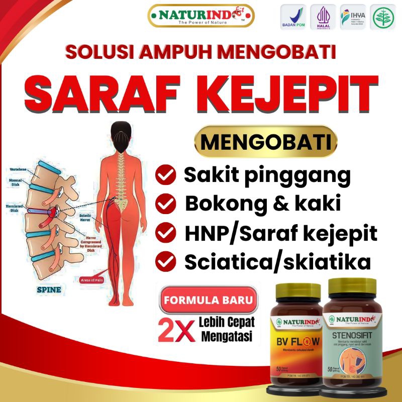 Jual Obat Sakit Pinggang Saraf Kejepit Nyeri Bokong Sampai Kaki | Shopee Indonesia