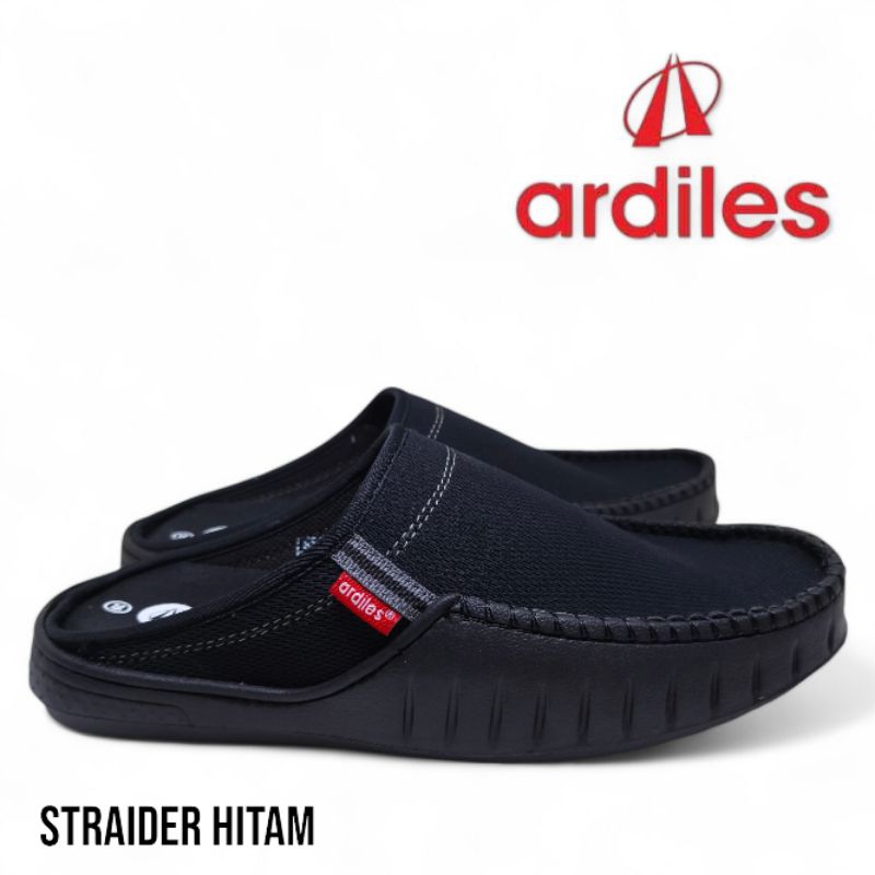 Jual Sepatu slop Ardiles Slip On Hitam - Original Quality | Shopee ...