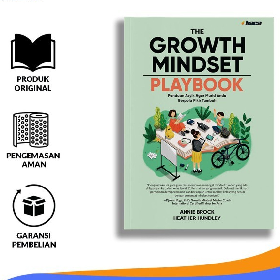 Jual Buku The Growth Mindset Playbook by Annie Brock dan Heather Hundley | Shopee Indonesia