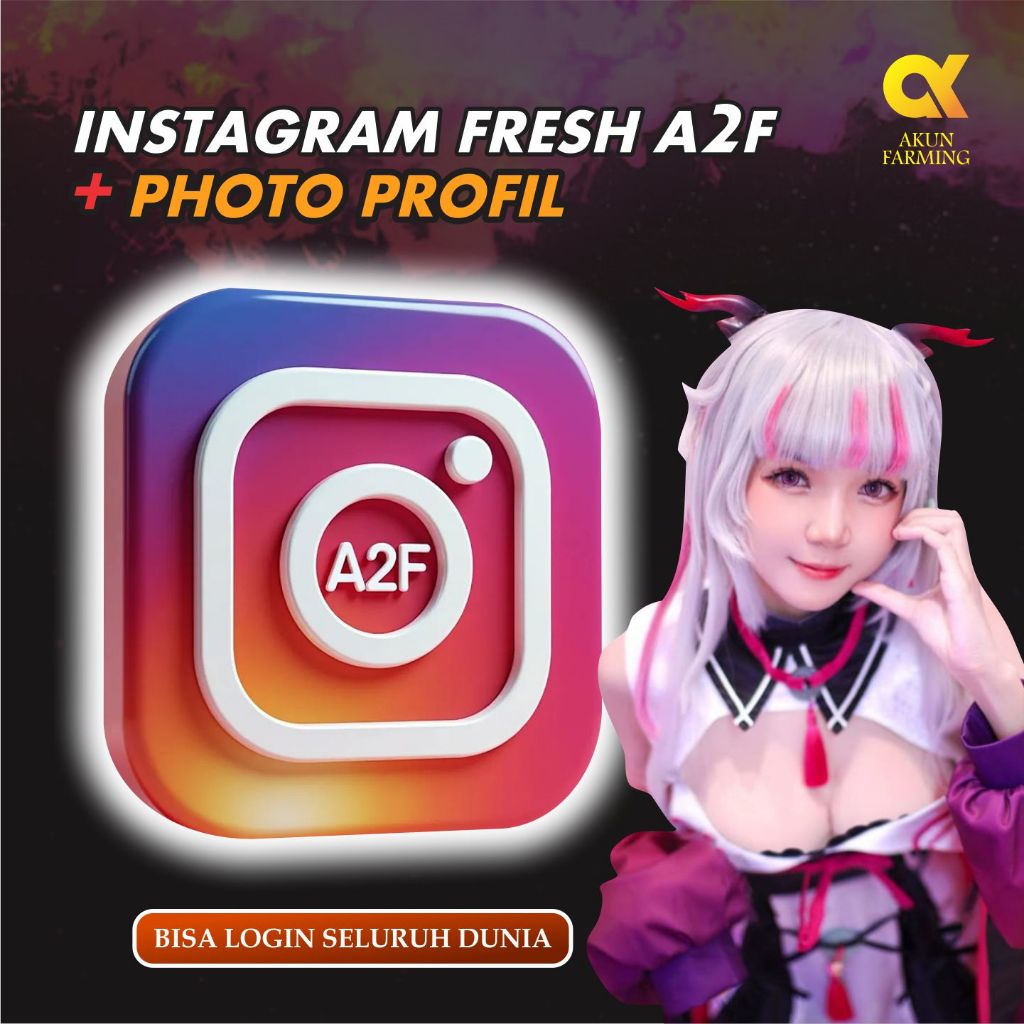 Jual Akun Instagram Fresh A2F/2FA ON - Plus Poto Profil - Akses Email ...