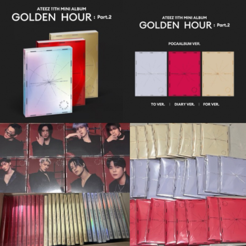 Jual Ateez - Golden Hour Part 2 (Digipack/photobook/poca album ...