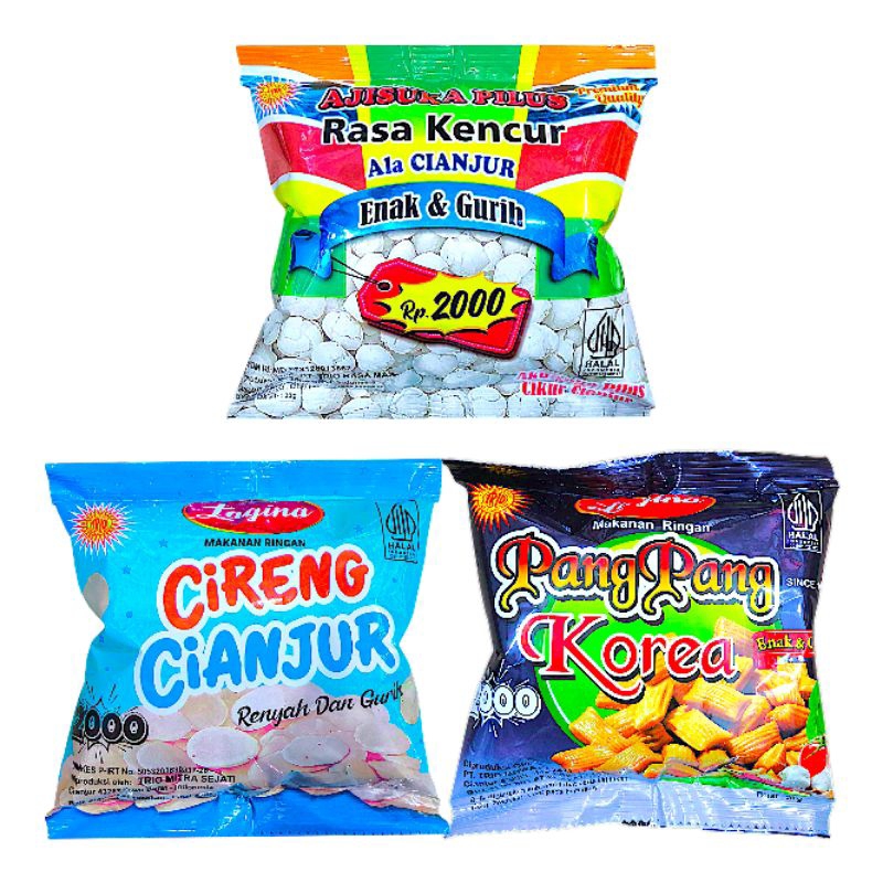 Jual Edisi Lebih Lama Nikmat Nya: SNACK JADUL 30 Gram Ajisuka Ngetop Cikur Asyik Lagina Cireng ...