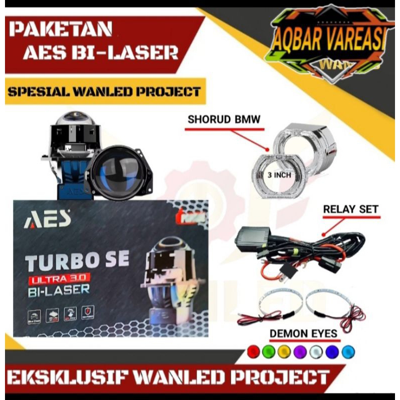 Jual BILED AES TURBO SE ULTRA COOLER TIR TECHNOLOGY PROJECTOR BILED AES ...