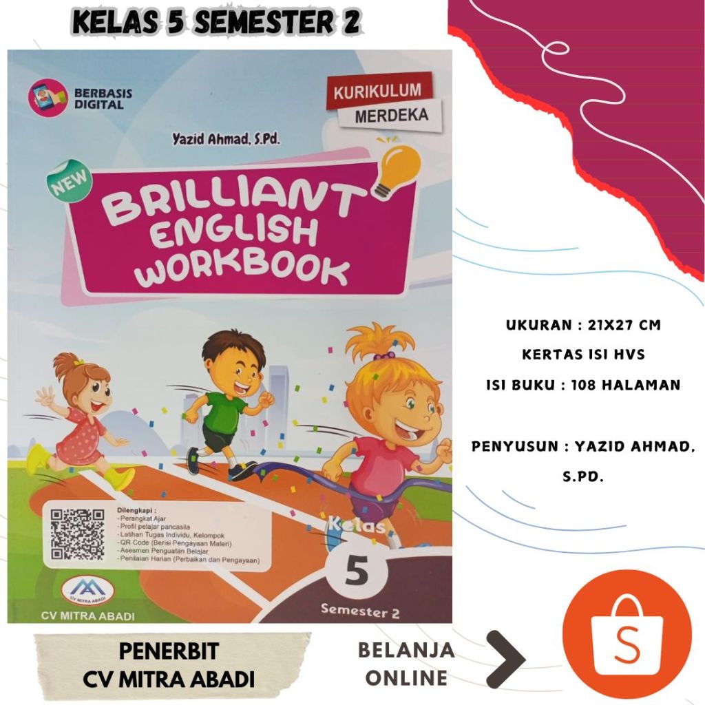 Jual BRILLIANT ENGLISH WORKBOOK KELAS 5 SEMESTER 2 - MITRA ABADI | Shopee Indonesia