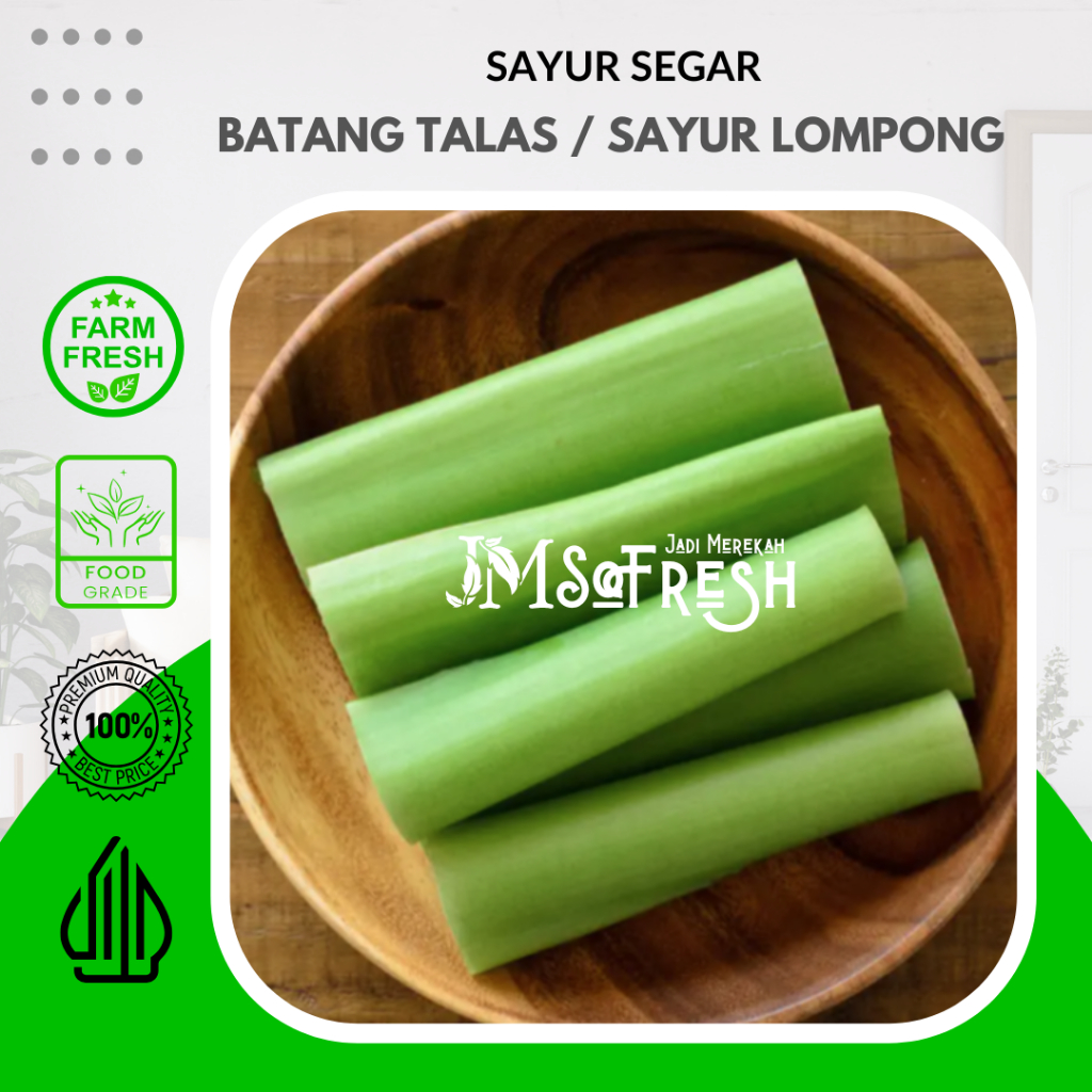 Jual [JM_SoFresh] Sayur Lompong / Sayur Batang Lumbu / Sayur Batang ...