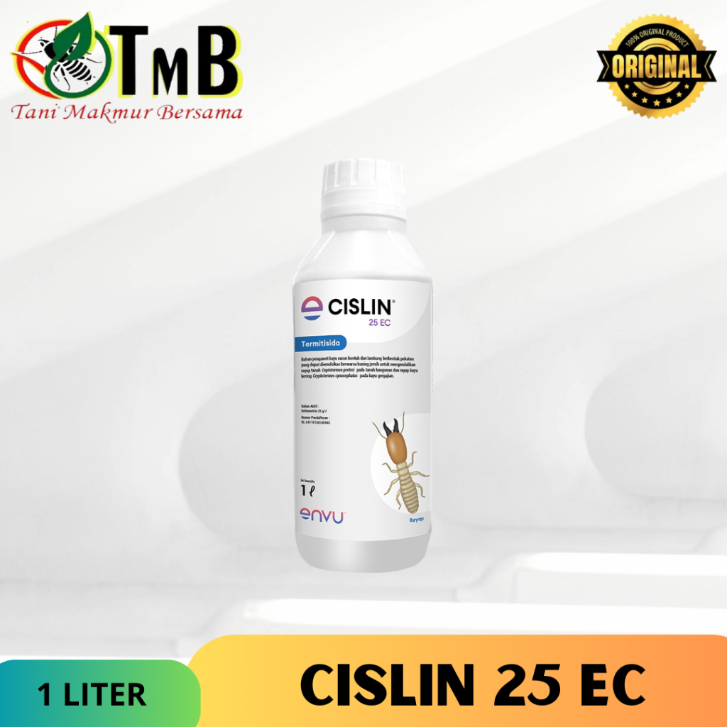 Jual Cislin 25 EC Obat Pembasmi Rayap Anti Rayap Ampuh Kemasan 1 Liter ...