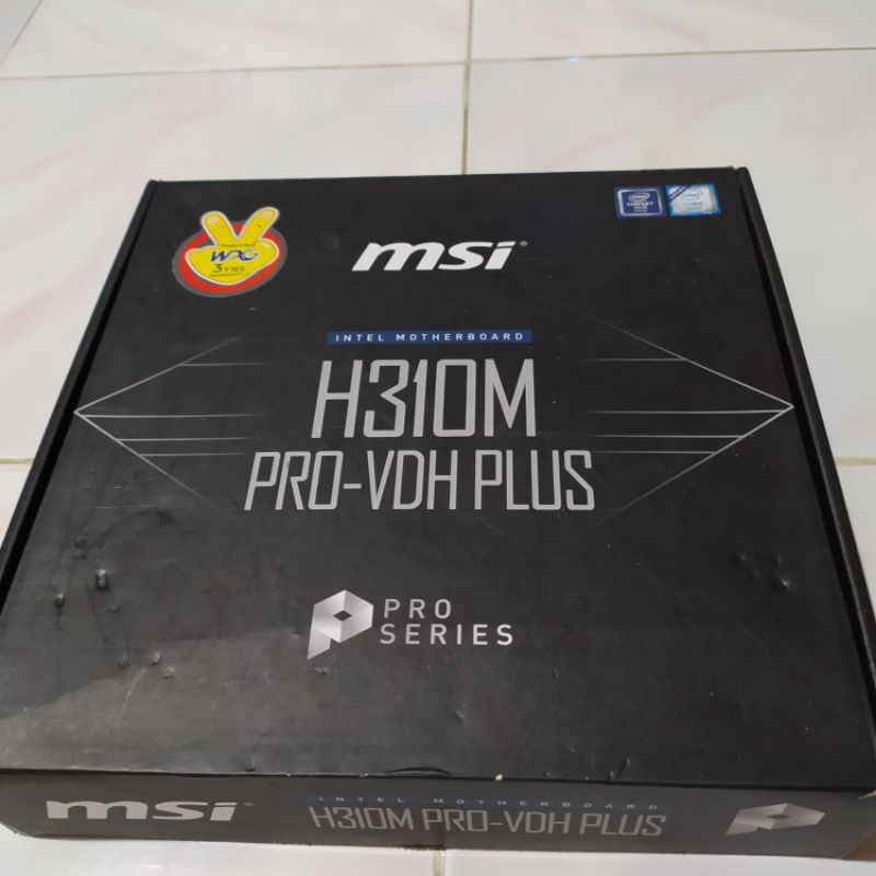 Jual MOTHERBOARD MSI H310M PRO VDH PLUS | Shopee Indonesia