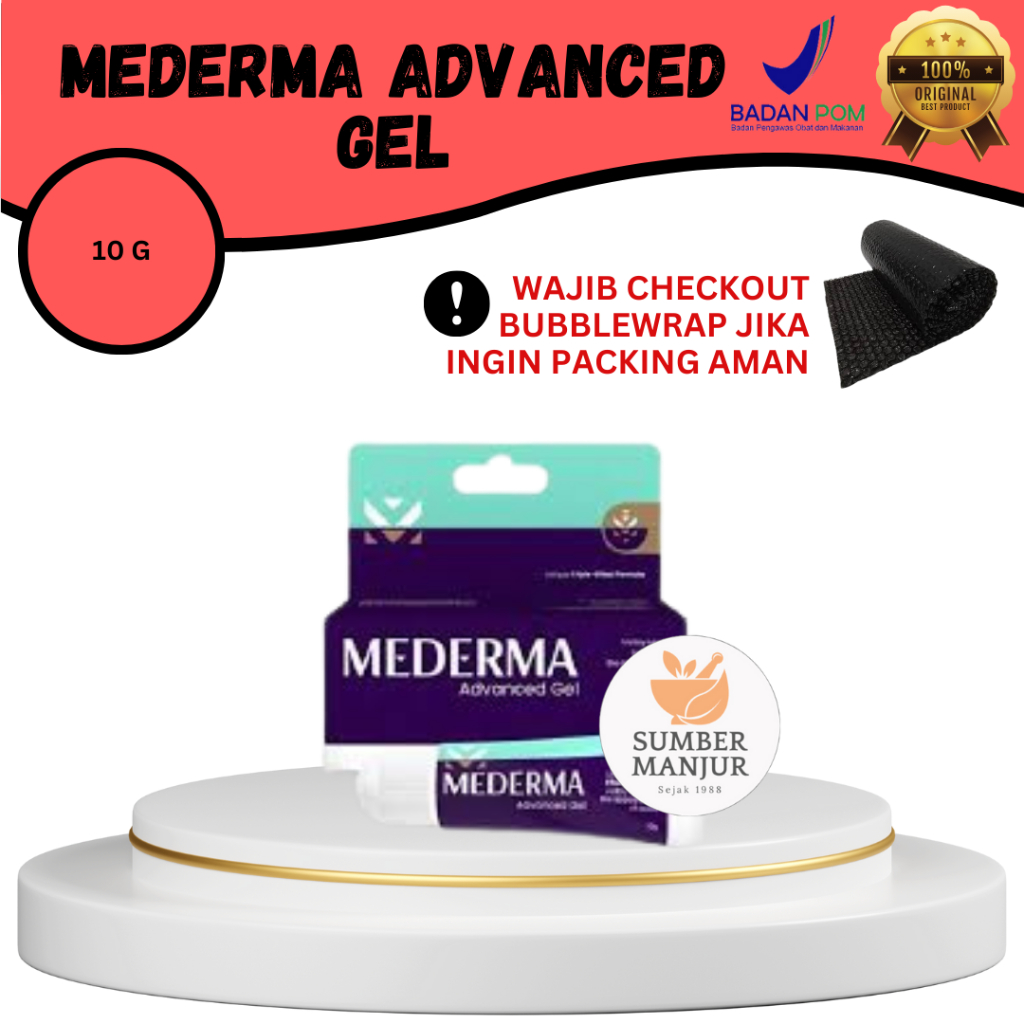 Jual MEDERMA ADVANCED GEL 10G | Shopee Indonesia