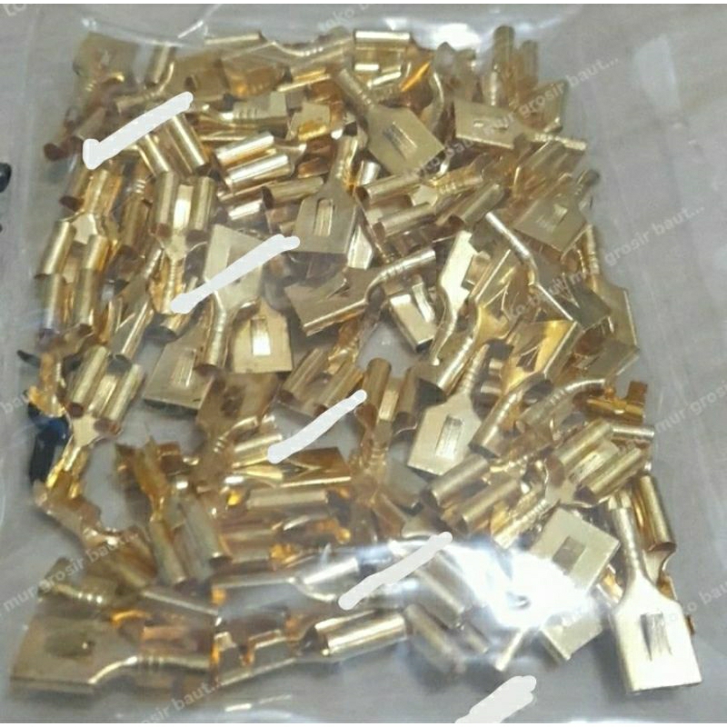 Jual Skun kabel KUNINGAN/TEMBAGA Skun Cewe | Shopee Indonesia