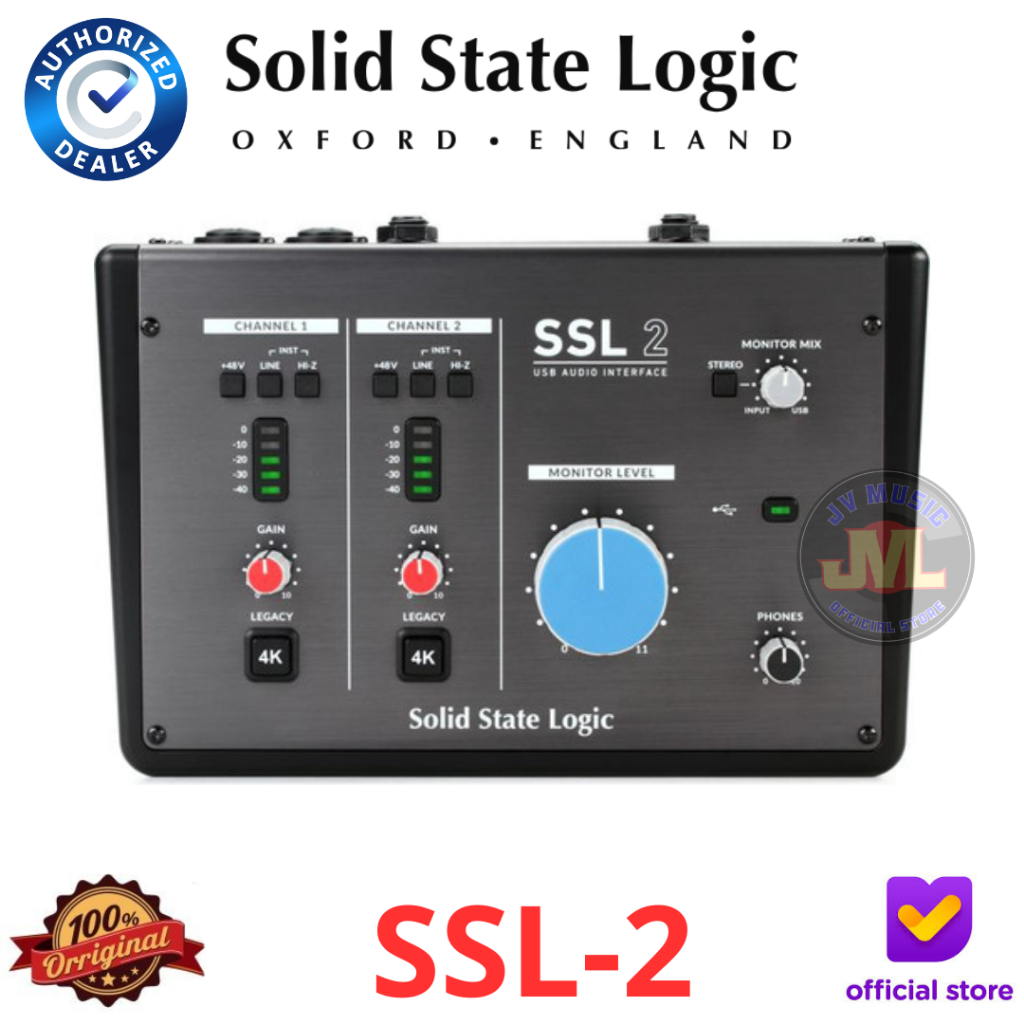 Jual SSL 2 USB Audio Interface Solid Stage Logic SSL2 Soundcard ...