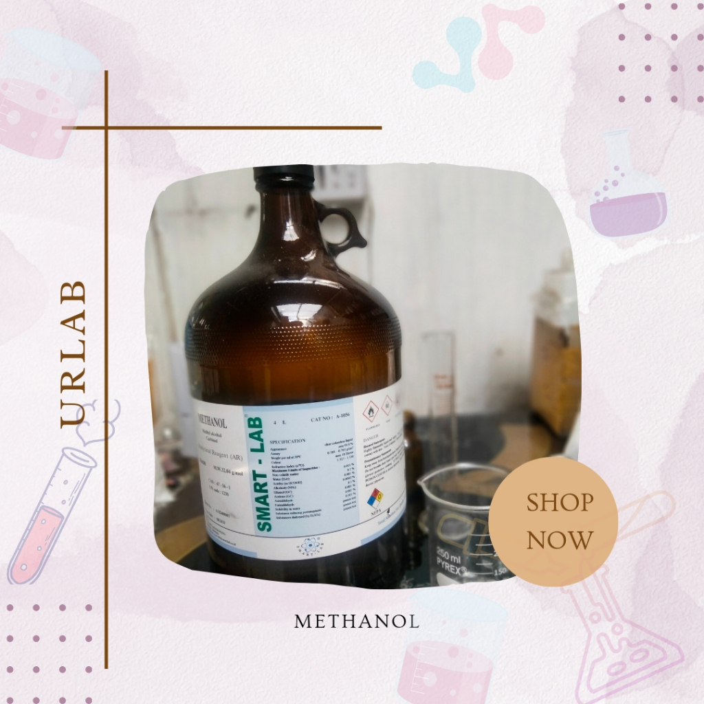 Jual methanol pro analysis smartlab|metanol absolute 100ml, 250ml, 500ml, 1L | Shopee Indonesia