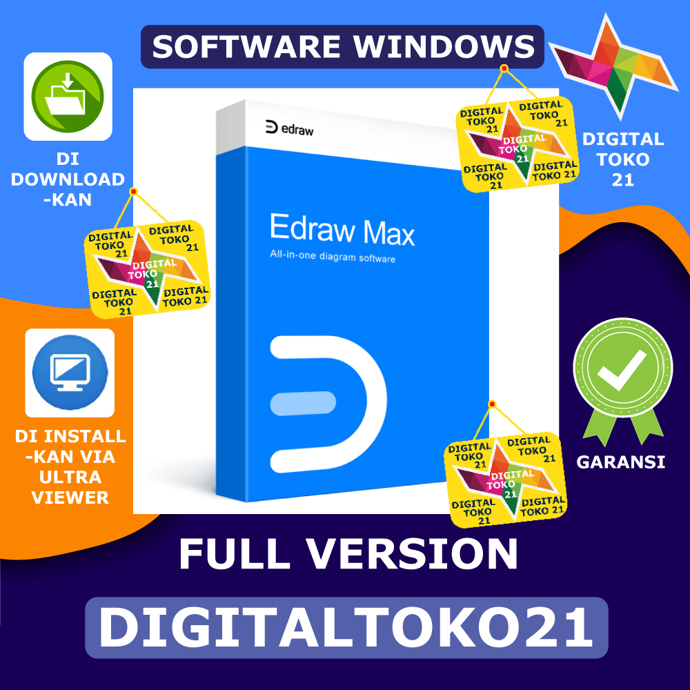 Jual [Diinstallkan] EdrawMax Ultimate 14.1.4.1234 Full Version Software ...