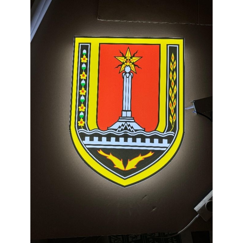 Jual Logo Akrilik Nyala/Logo Puskesmas/Logo Perusahaan/Logo Toko Custom ...