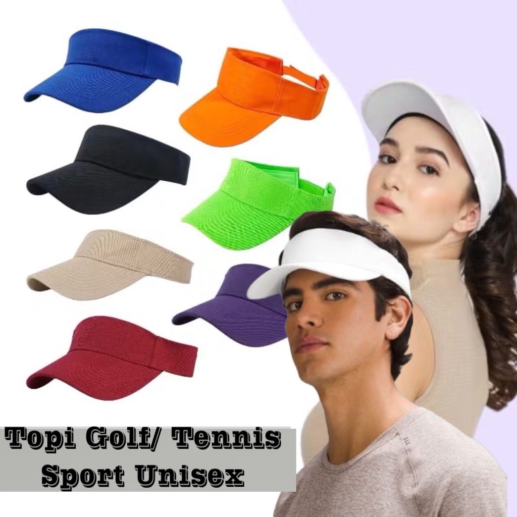 Jual Topi Golf Tenis Sport Olah raga Fashion Gaya Pria Wanita 3059 ...