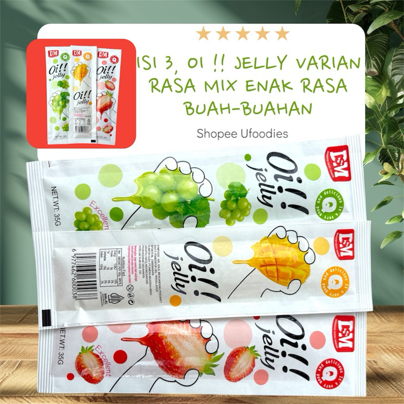 Jual Oii JELLY VARIAN BUAH BUAHAN VARIASI MIX HALAL | Shopee Indonesia