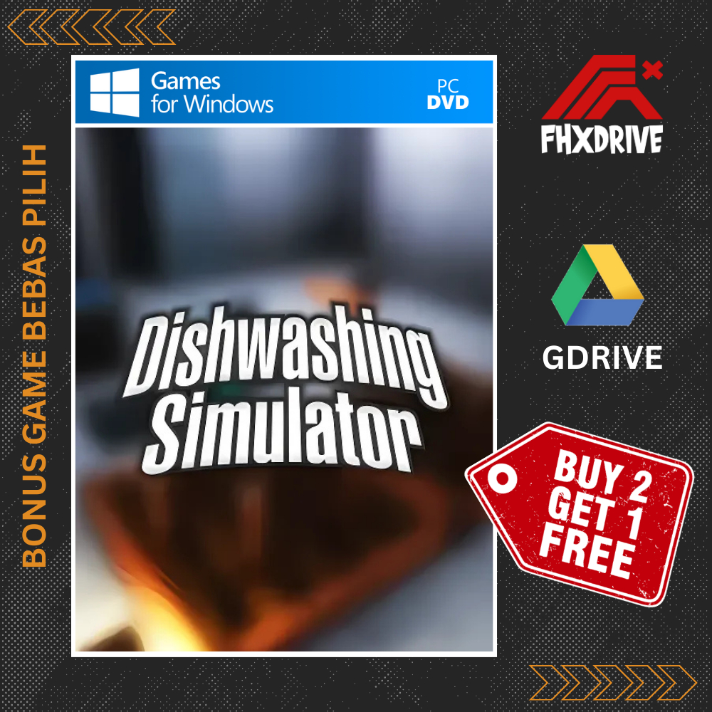 Jual DISHWASHING SIMULATOR | BELI 2 GRATIS 1 | GAME PC | Shopee Indonesia