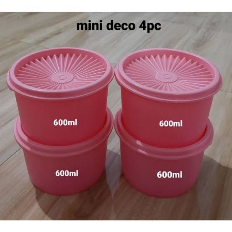 Jual TUPPERWARE TOPLES MIDI DECO CANISTER | Shopee Indonesia