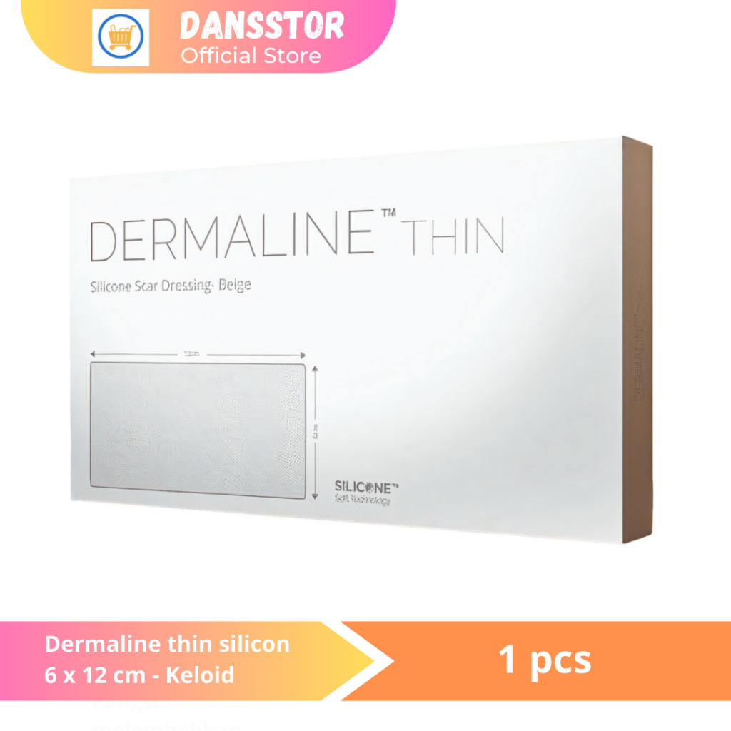 Jual dermaline Thin - Silicone Scar Sheet / perawatan keloid / Bekas ...