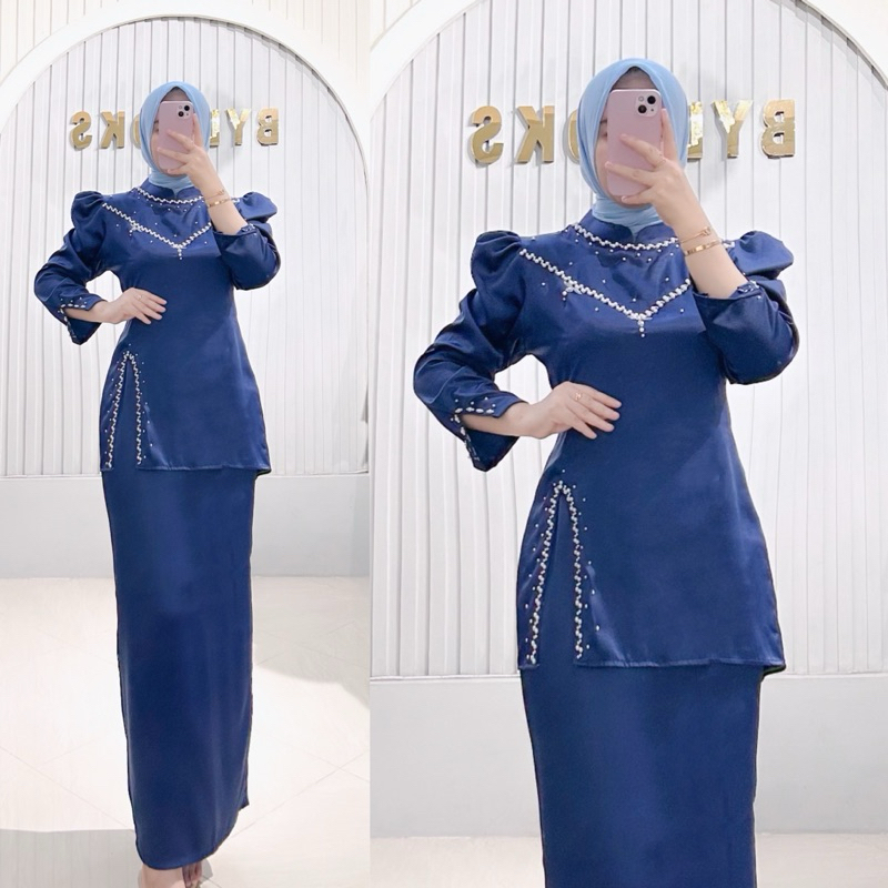 Jual Nurhaliza Set kurung Melayu one set Melayu wanita baju kondangan ...