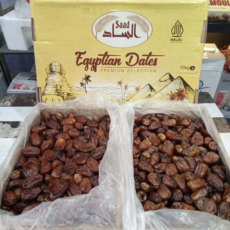 Jual Saad egyptian dates 10kg kurma mesir | Shopee Indonesia