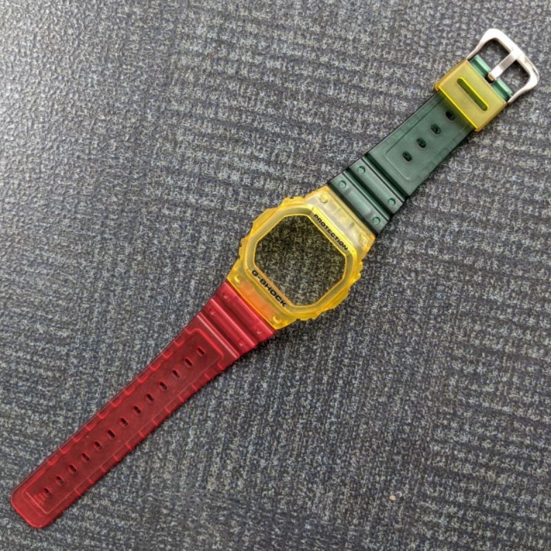 Jual BAND STRAP BEZEL CASIO GSHOCK DW 5600 GW B5600 DW5025 DW5700 RASTA ...