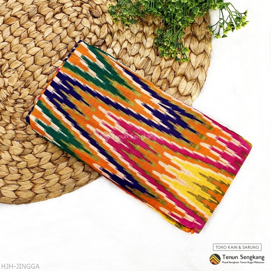 Jual Sarung Hajah Sengkang Warna Jingga - Tenun Sengkang HJH-JINGGA ...