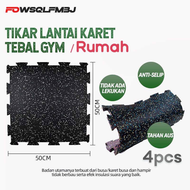 Jual MATRAS OLAHRAGA/Rubber Mat Gym/HOME GYM SANGAT TEBAL/TIKAR LANTAI ...